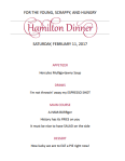 Hamilton Themed Dinner Party | Rachel Schmoyer
