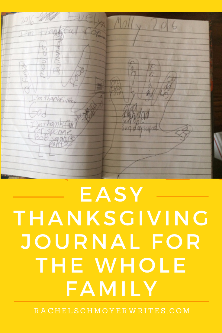 Easy Thanksgiving Journal for the Whole Family | Rachel Schmoyer